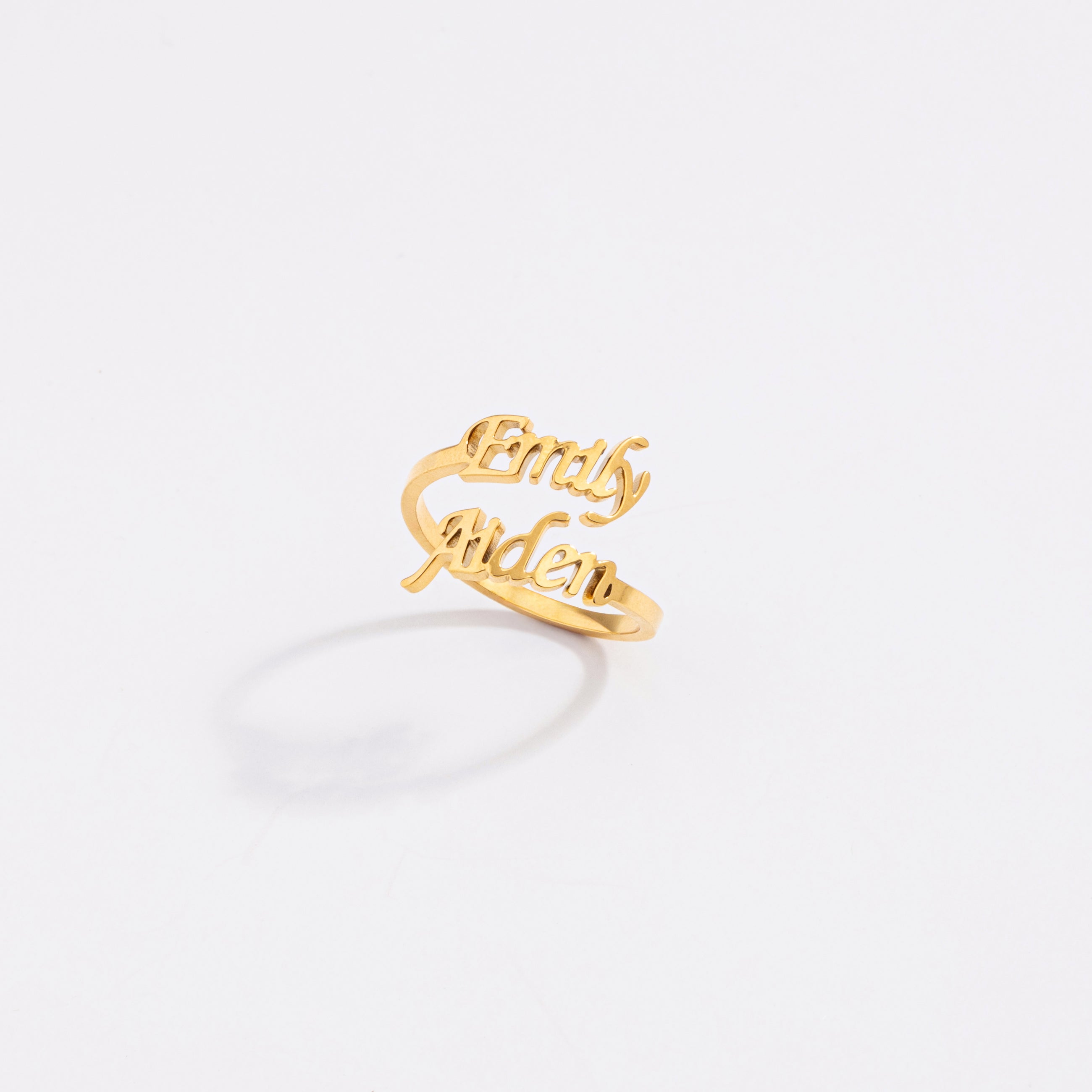 Customized Name Ring