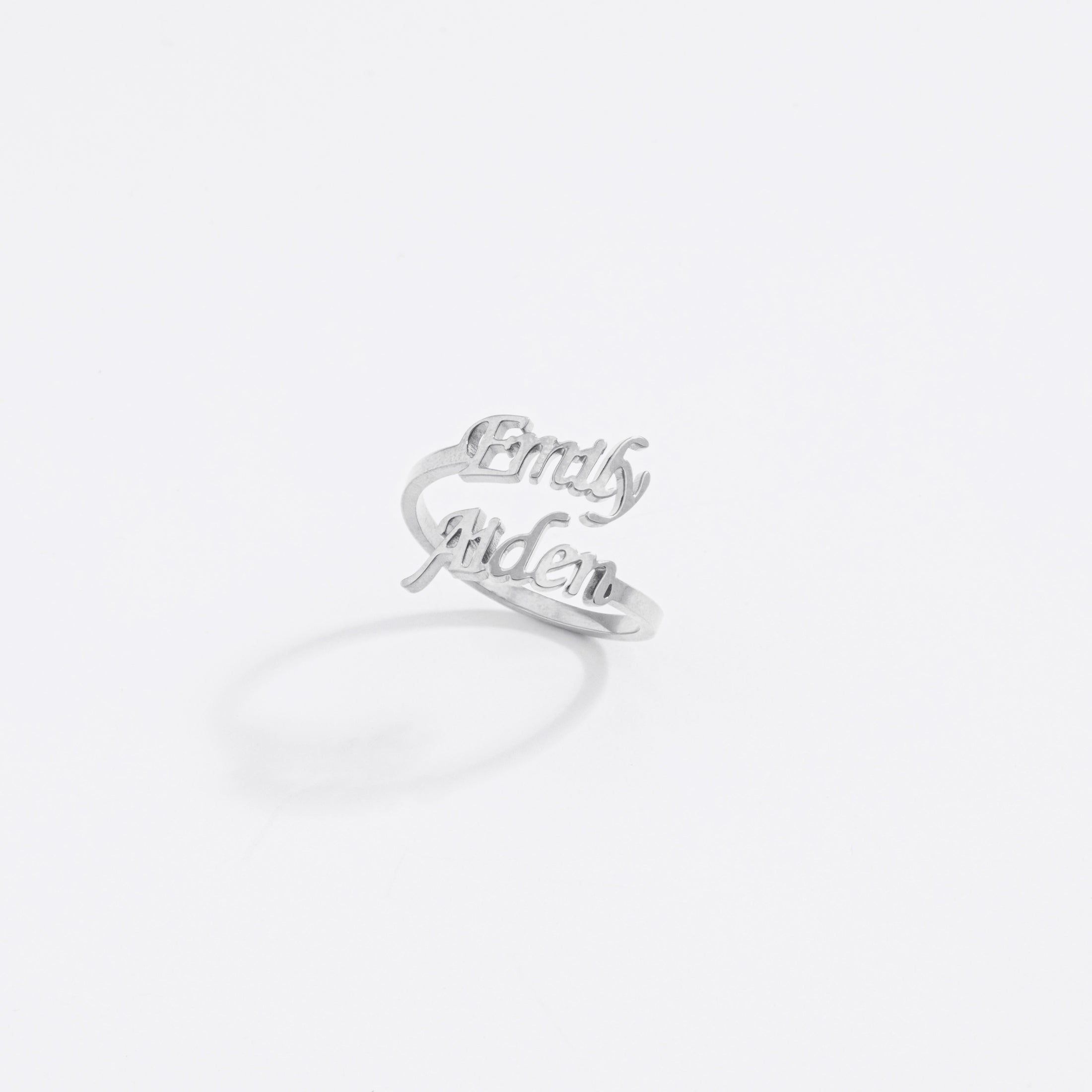 Customized Name Ring